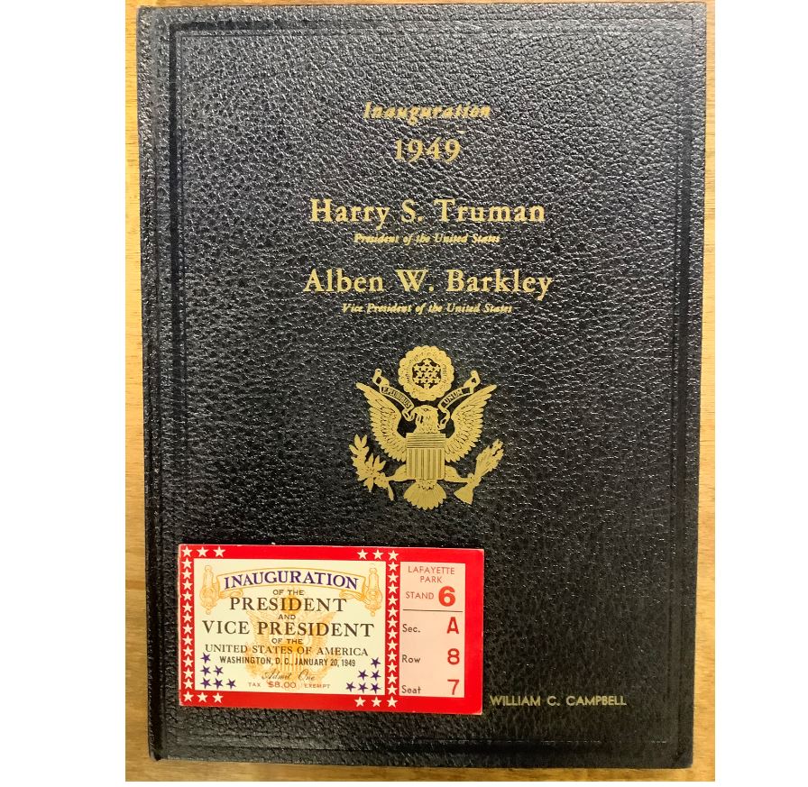 Truman Inauguration. Official Program 1949. Limited Edition | My Site